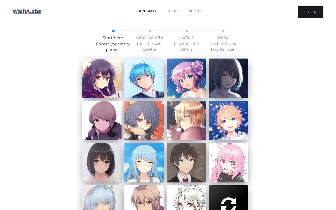 WaifuLabs - AI导航 - 猫目