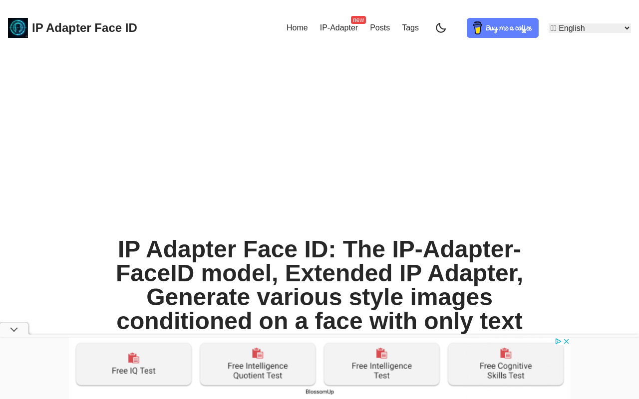 IP-Adapter-FaceID AI - AI导航 - 猫目