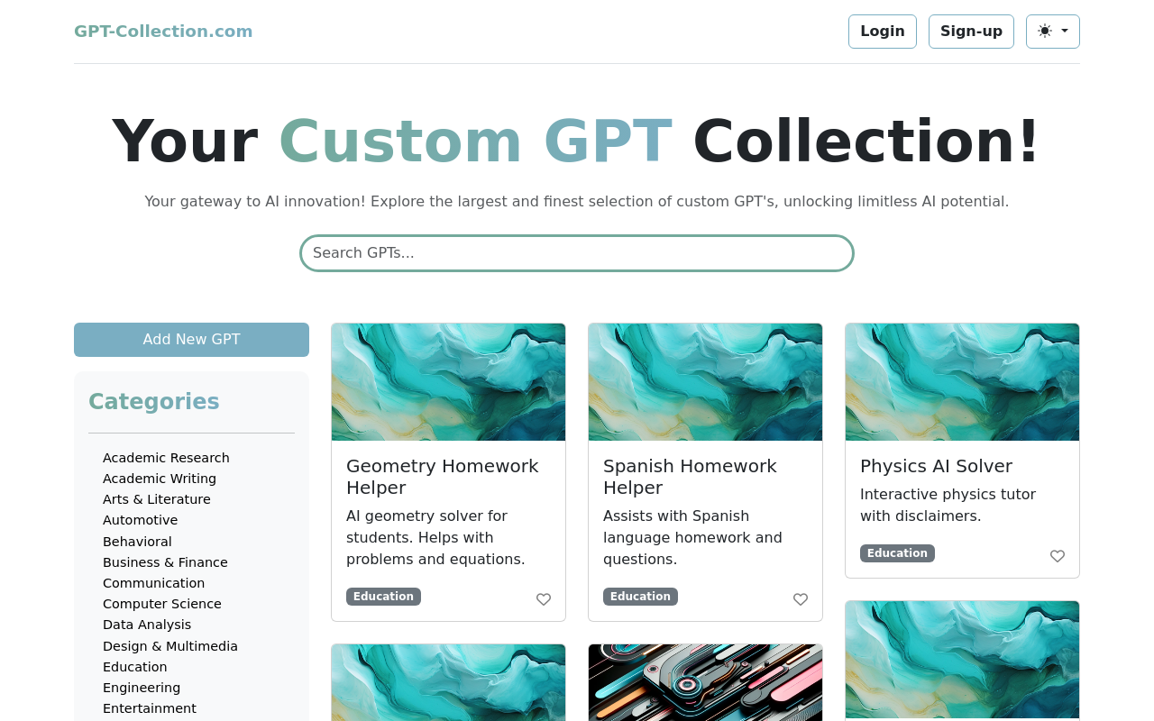 GPT-Collection - AI导航 - 猫目
