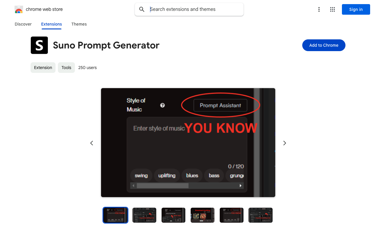 Suno Prompt Generator - AI导航 - 猫目