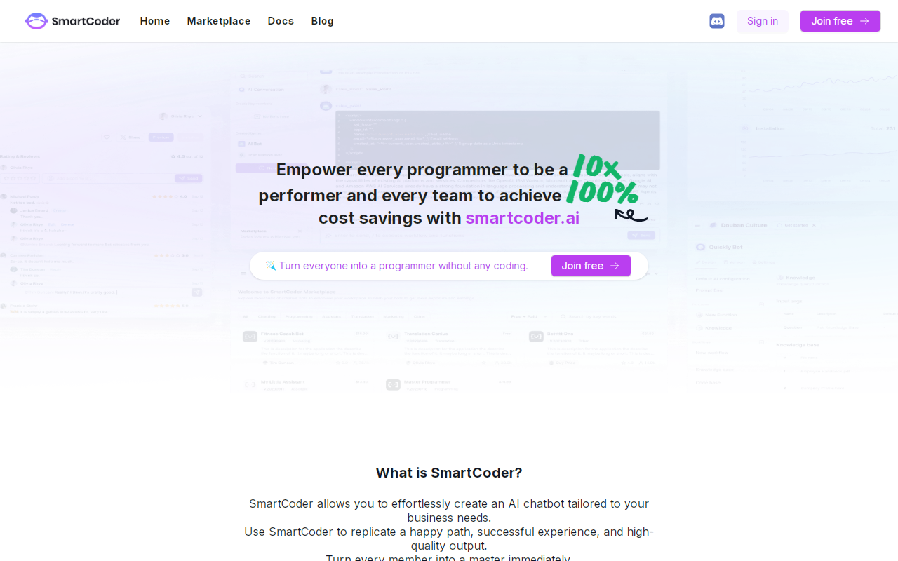 SmartCoder AI - AI导航 - 猫目