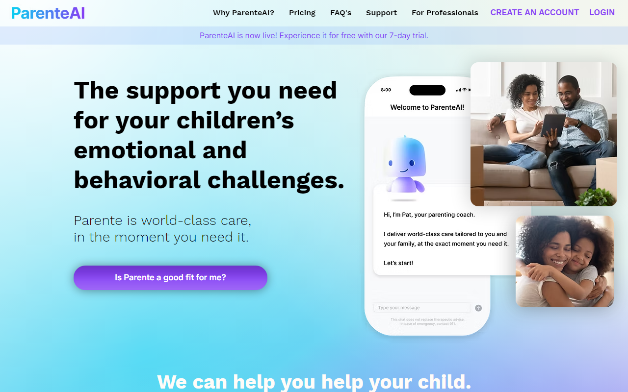 Parente AI - AI导航 - 猫目