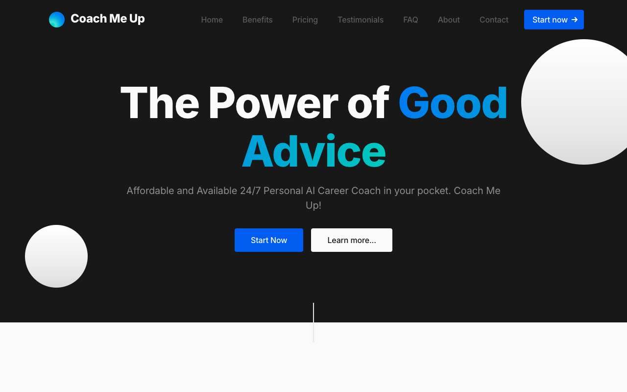 Coach Me Up! - AI导航 - 猫目