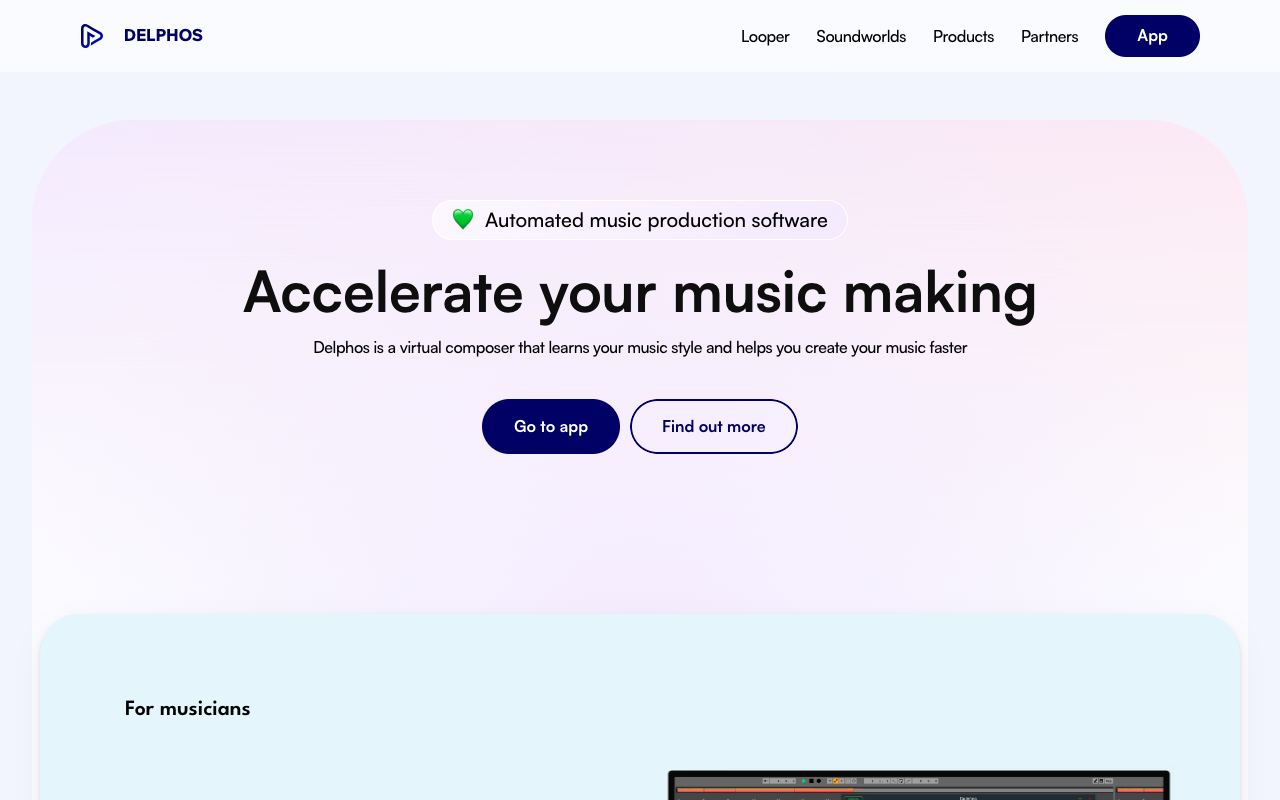 Delphos | AI Music - AI导航 - 猫目