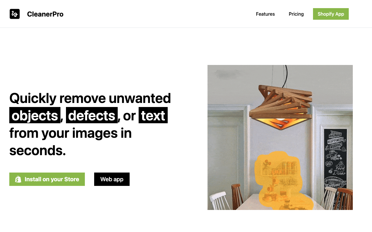 CleanerPro Image Editor - AI导航 - 猫目