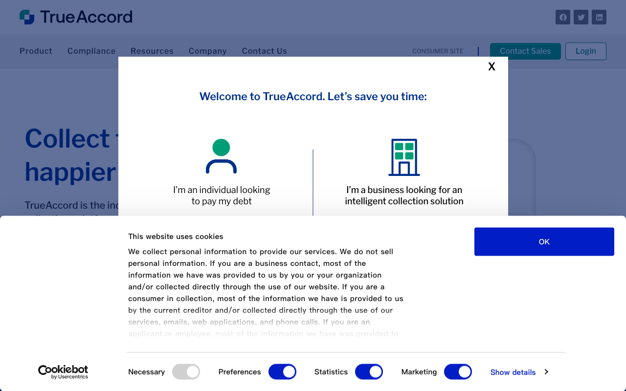trueaccord.com - AI导航 - 猫目