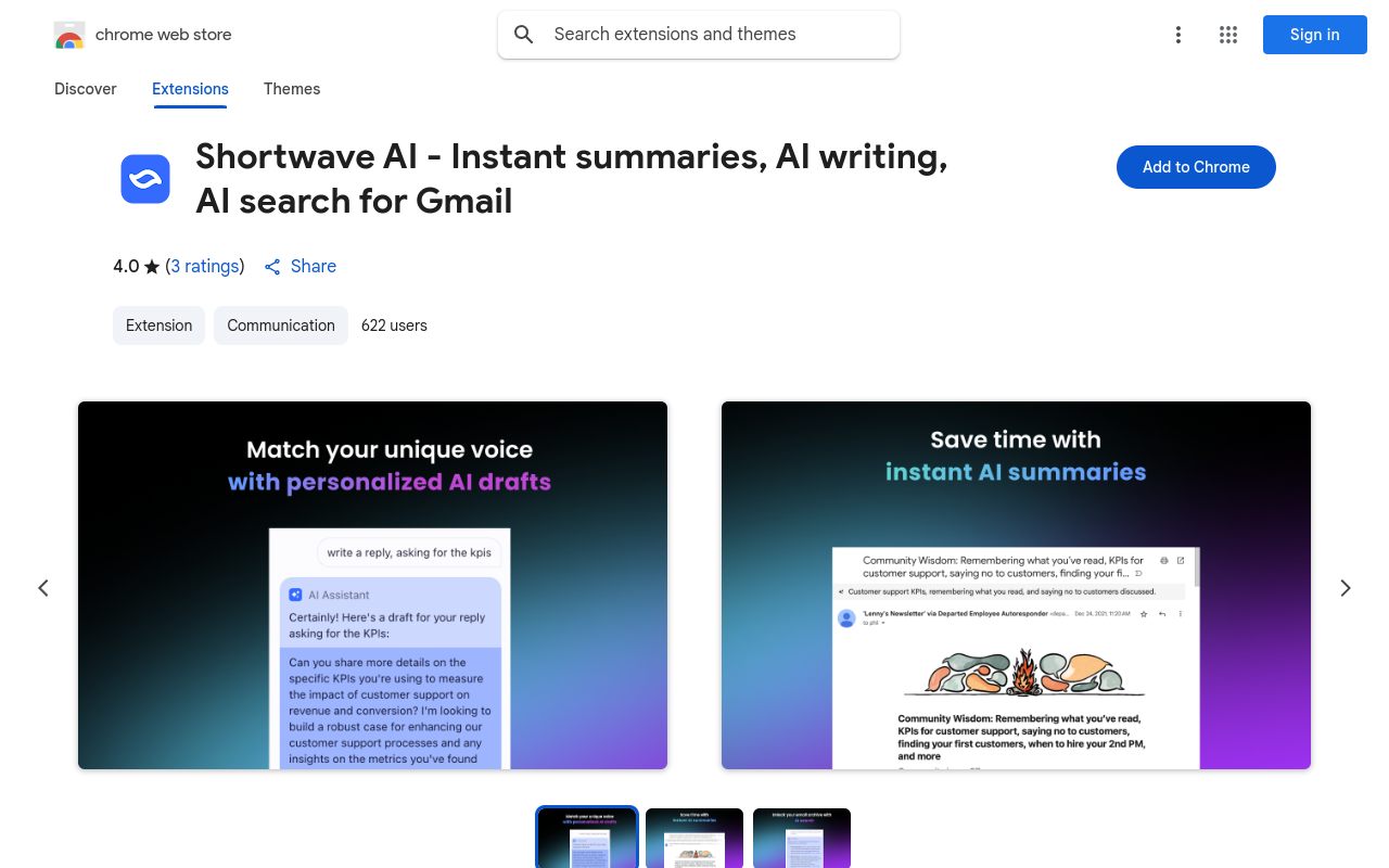 Shortwave AI - Instant summaries, AI writing, AI search for Gmail - AI导航 - 猫目