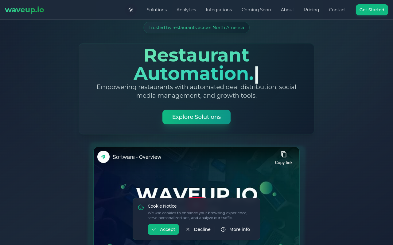 waveup.io software. - AI导航 - 猫目